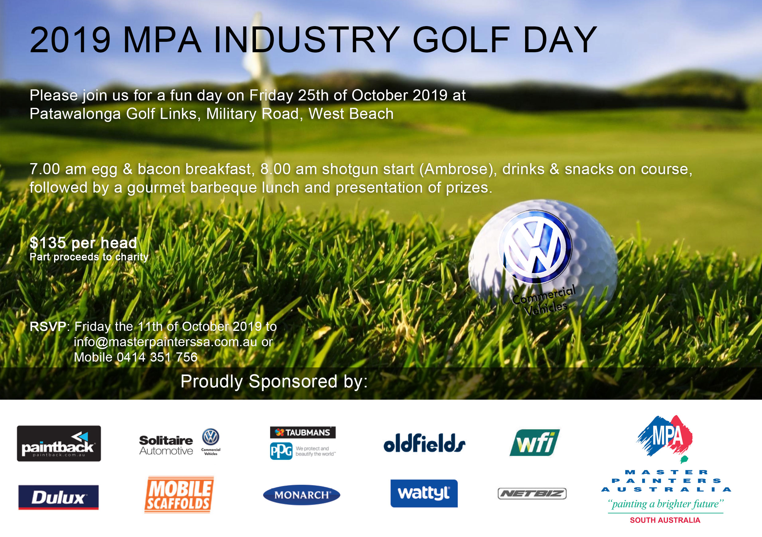 Painting Industry Golf Day - Masterpainters SA